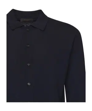 ZANONE Virgin Wool Button-up Shirt