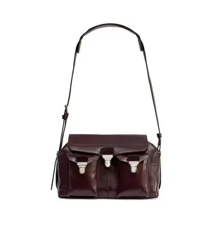 LEMAIRE Medium Gear Crossbody Bag - Brown