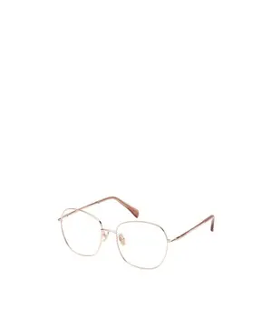 Max Mara Oval Frame Eyeglasses - White