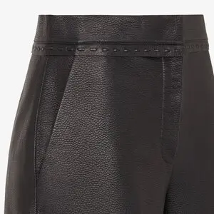 Fendi Leather Shorts