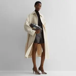 Fendi Leather Shorts