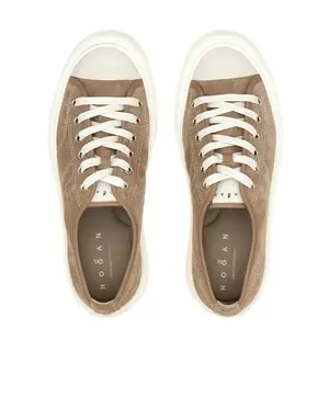 Hogan Lace-up Sneakers - Brown