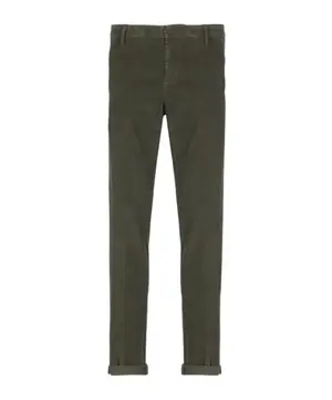DONDUP Corduroy Tailored Trousers - Green