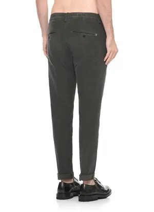 DONDUP Corduroy Tailored Trousers - Green
