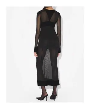 JEAN PAUL GAULTIER Ribbed Mesh Jumper