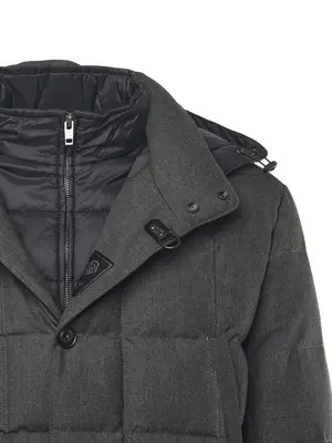 FAY Removable Hood Canvas Coat