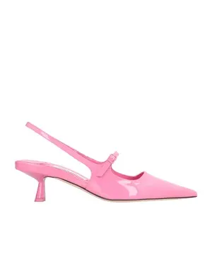 JIMMY CHOO Didi 45 Pointed-toe Slingback Pumps - Pink