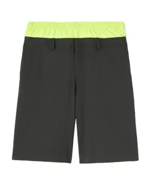 AMBUSH High-waisted Straight Shorts With Contrast Belt