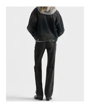 Prada Corduroy Blouson Jacket With Fleece Lining