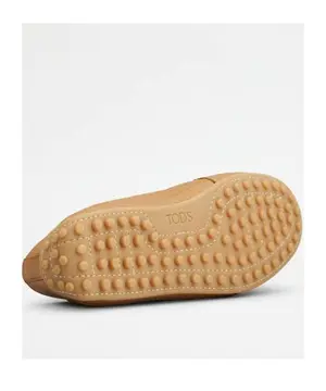 TOD'S Leather Low Top Sneakers - Brown