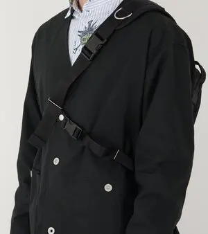 Comme Des Garçons Zippered Shoulder Bag
