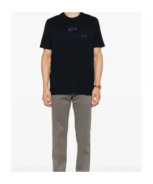 PAUL  SHARK Paul Shark Logo Print T-shirt