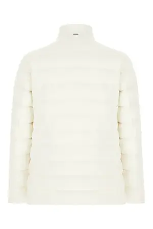 Herno Quilted Button-fastening Padded Jacket - White