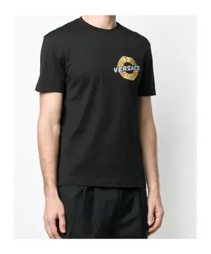 Versace Logo Embroidery T-shirt