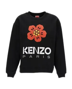 Kenzo Logo Printed Crewneck Sweatshirt