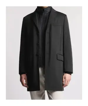FAY Buttoned Blazer Jacket - Black