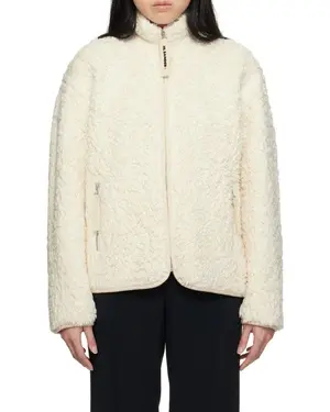 JIL SANDER High-neck Zip-up Fleece Jacket - No