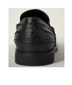Miu Miu Slip-on Penny Loafers - Black