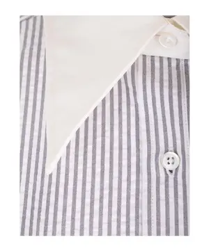 Thom Browne Seersucker Striped Shirt