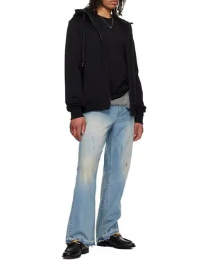 Dolce & Gabbana Logo Plaque Zip-up Hoodie