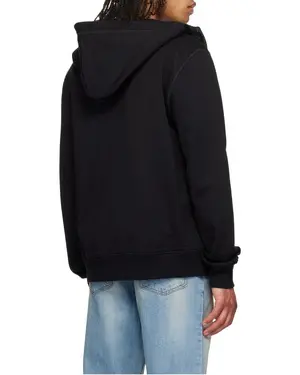 Dolce & Gabbana Logo Plaque Zip-up Hoodie