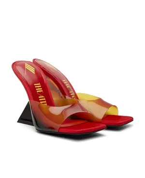 Attico Cheope Heeled Mules - Multicolor