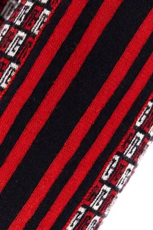 Balmain Monogrammed Cropped Knit Jumper