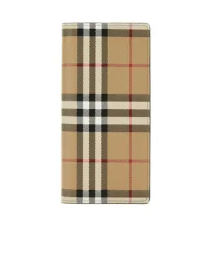 Burberry Vintage Checked Bi-fold Wallet - Nude