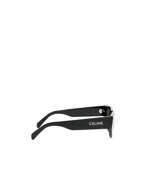 Celine Geometric Frame Sunglasses - Black