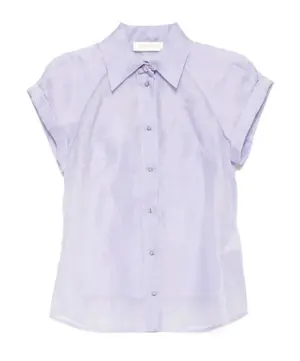 Zimmermann Crush Fitted Blouse - White