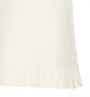 Valentino Garavani Crepe Couture Flared Hem Mini Dress With Bow Detail