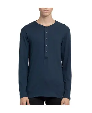 TOM FORD Crewneck Henley Pajama T-shirt