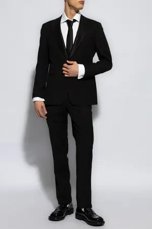 Giorgio Armani Single-breasted Tailored Suit - Black
