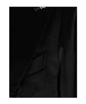 Tagliatore Single-button Velvet Jacket