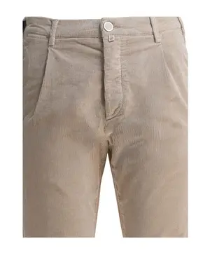 Jacob Cohen Corduroy Trousers - Beige