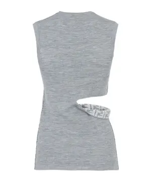 Fendi Sleeveless Reversible Knitted Top