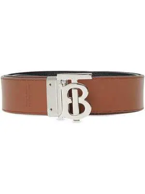 Burberry Tb Monogram Buckle Reversible Belt
