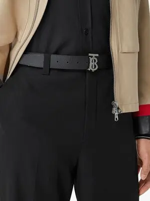 Burberry Tb Monogram Buckle Reversible Belt