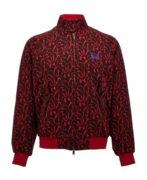 BARACUTA Long-sleeved Zipper Jacket With Logo Detail - Black
