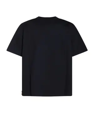 Bottega Veneta Check Detailed Crewneck T-shirt