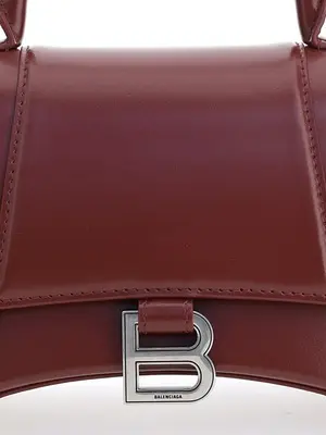 Balenciaga Hourglass Small Handbag - Red