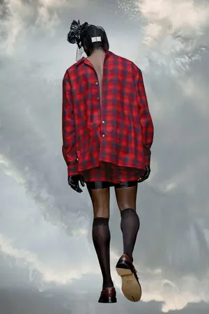 MAISON MARGIELA Pendleton Checked Oversized Shirt