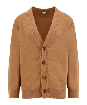 Bottega Veneta Long Sleeved Knitted Cardigan