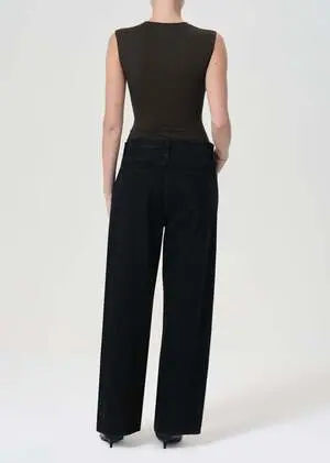 AGOLDE Slung Jeans Dark Wash Wide Leg