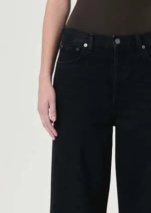 AGOLDE Slung Jeans Dark Wash Wide Leg