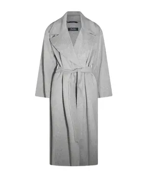 Max Mara Belted Long-sleeved Coat