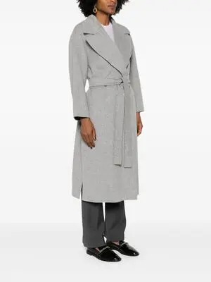 Max Mara Belted Long-sleeved Coat
