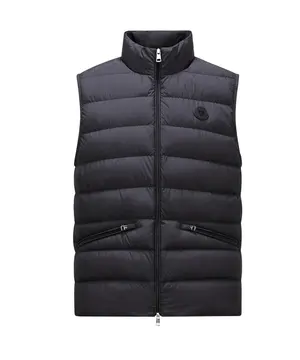 Moncler Lechtal Zip-up Padded Gilet - Black