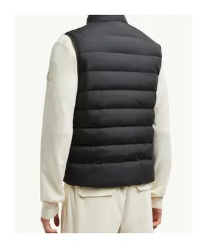 Moncler Lechtal Zip-up Padded Gilet - Black