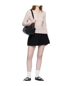 OPEN YY Wire Mini Skirt